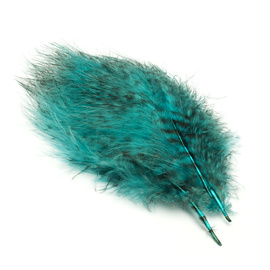 Hends Grizzly Marabou GM-331 Kingfisher Blue / black barred | Materiały ...